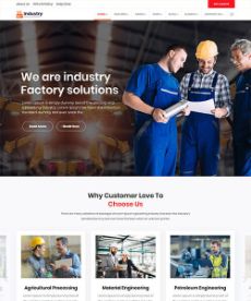 Industry - Factory & Industrial Angular Template