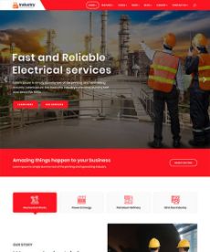 Industry - Factory & Industrial Angular Template